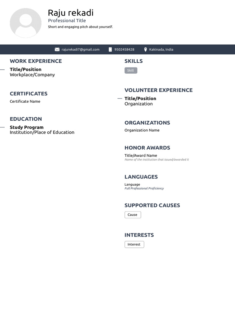 My Resume | PDF