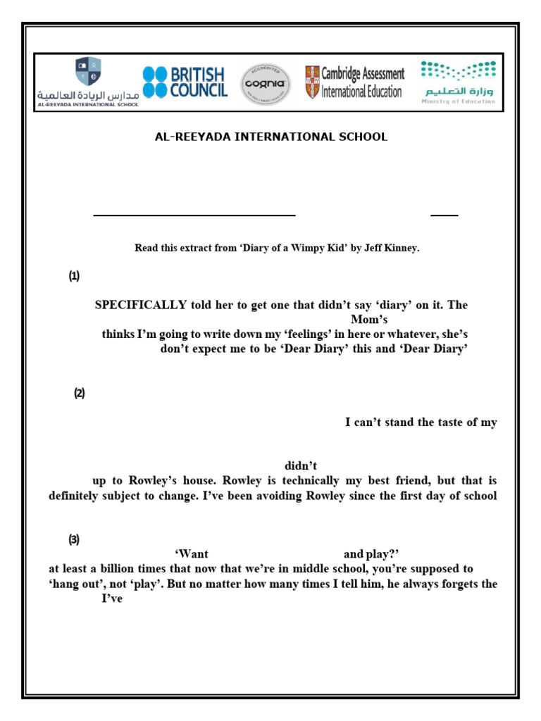 G5 Day 4 Reading Comprehension-1 | PDF