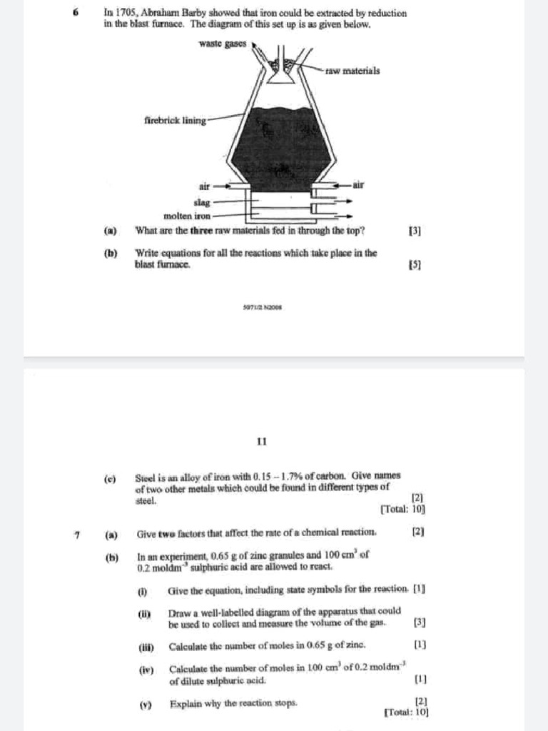 Chem Exam 1 (War Games) - 1-1 | PDF | Oxide | Nitric Acid