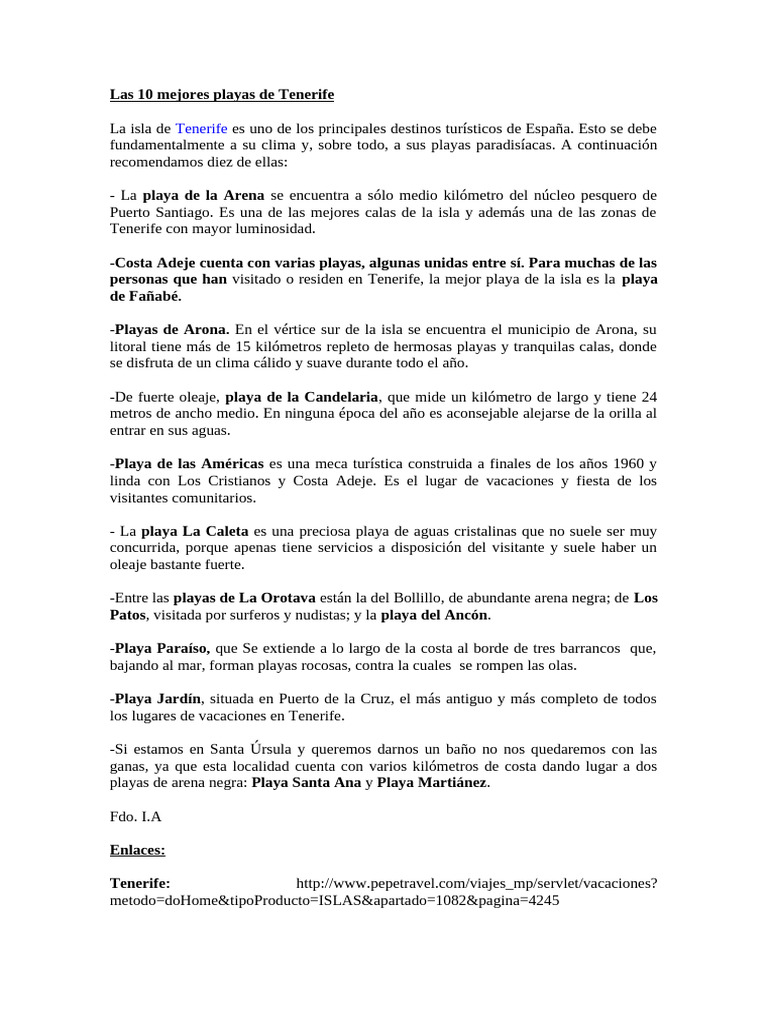 Tenerife | PDF | Viajes y turismo | Cocina, comidas y vino
