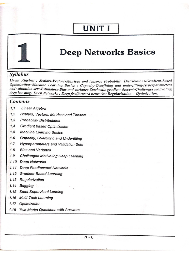 Ad3501 Deep Learning Book | PDF