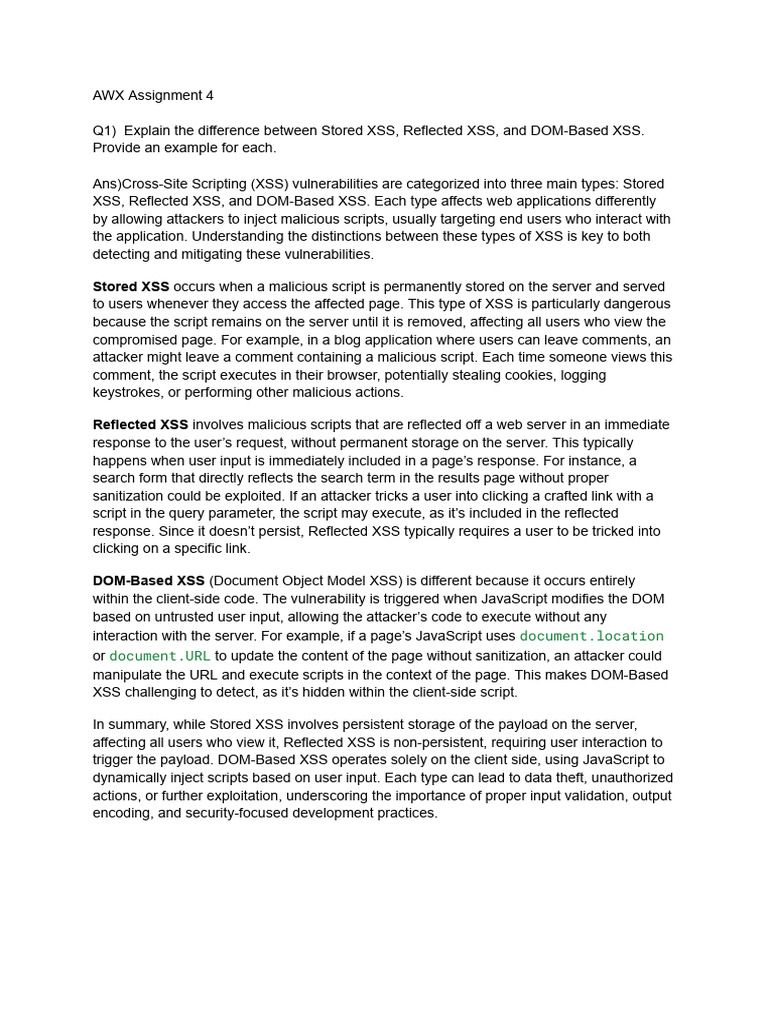 AWX Assignment 4 | PDF | Http Cookie | Databases