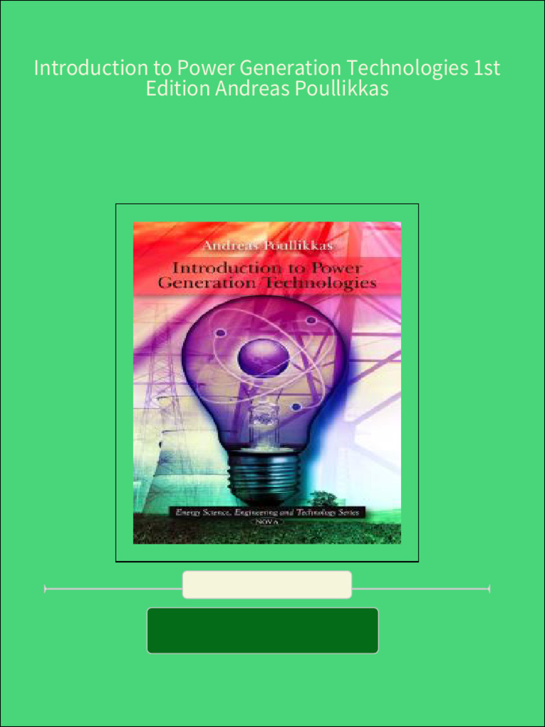 Where Can Buy Introduction To Power Generation Technologies 1st Edition ...