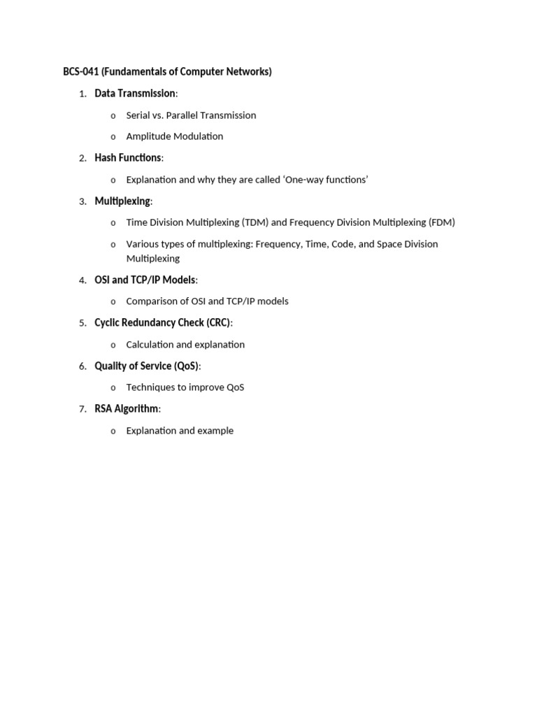 Fundamental of Computer Networks | PDF
