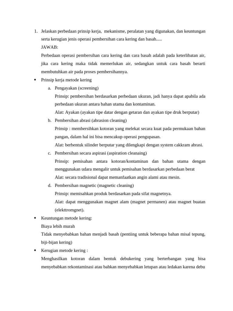 Tugas Tutorial 1 - Satuan Operasi Industri | PDF