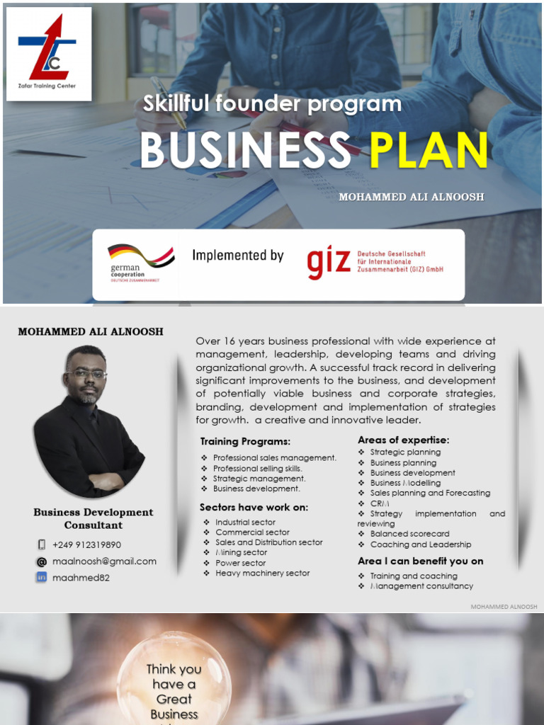 Business Plan | PDF | Marketing | Income Statement