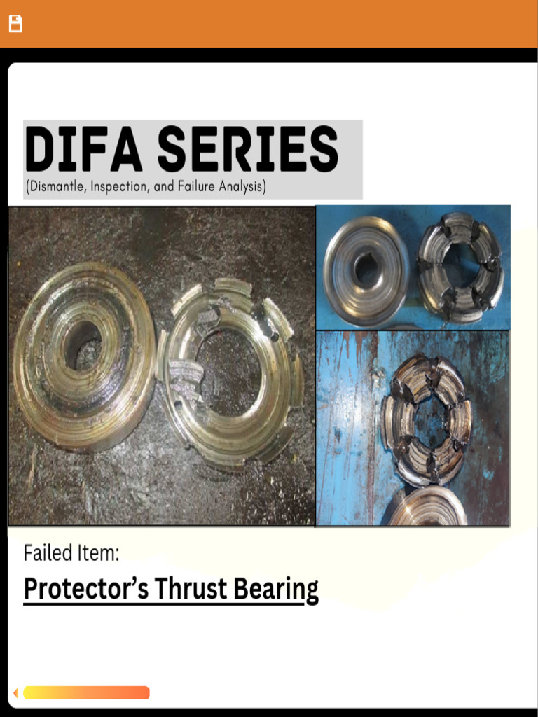 Thrust Bearing Failure Analysis Guide | PDF | Technology & Engineering