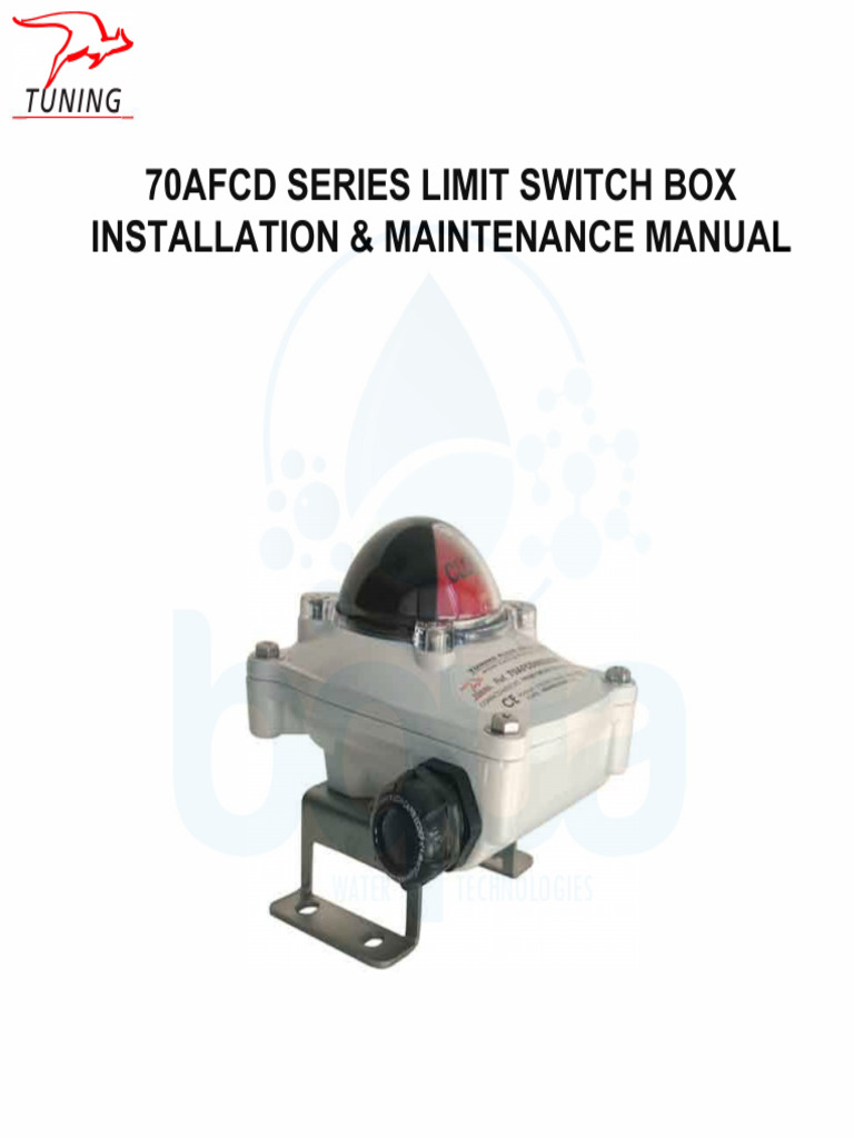 Tuning IOM 70AFCD0021 EN | PDF | Switch | Valve