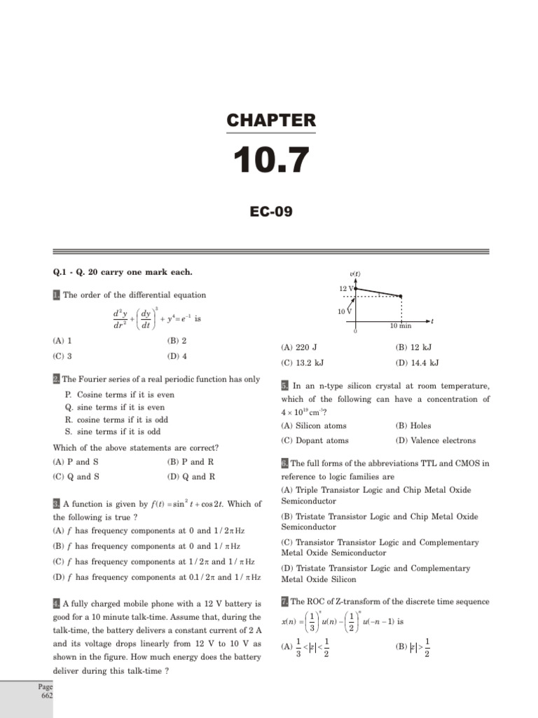 EC2009 | PDF | Field Effect Transistor | Transistor