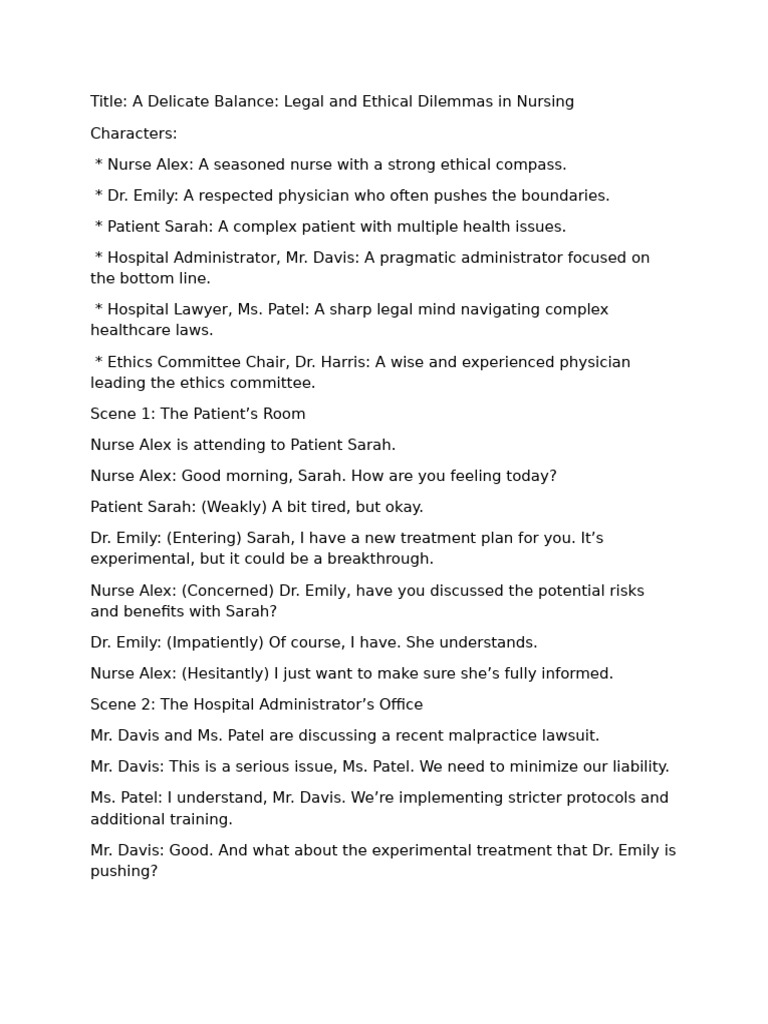 Script Informed Consent | PDF | Informed Consent | Nursing