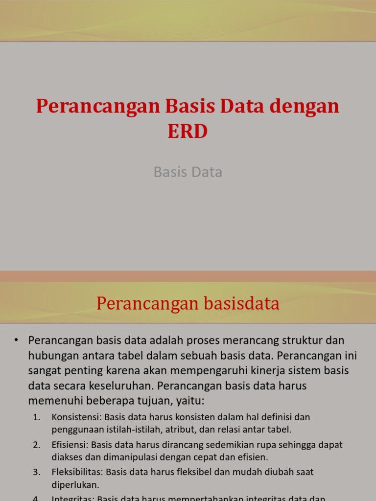 06 - Perancangan Basis Data | PDF