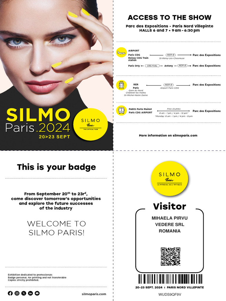 Colleague Badge Visitor | PDF | Paris | Transport Companies