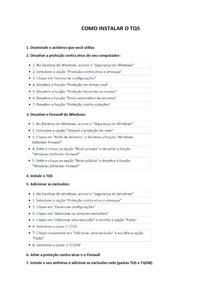 Como Instalar O Tqs | PDF | Computadores | Tecnologia e Engenharia