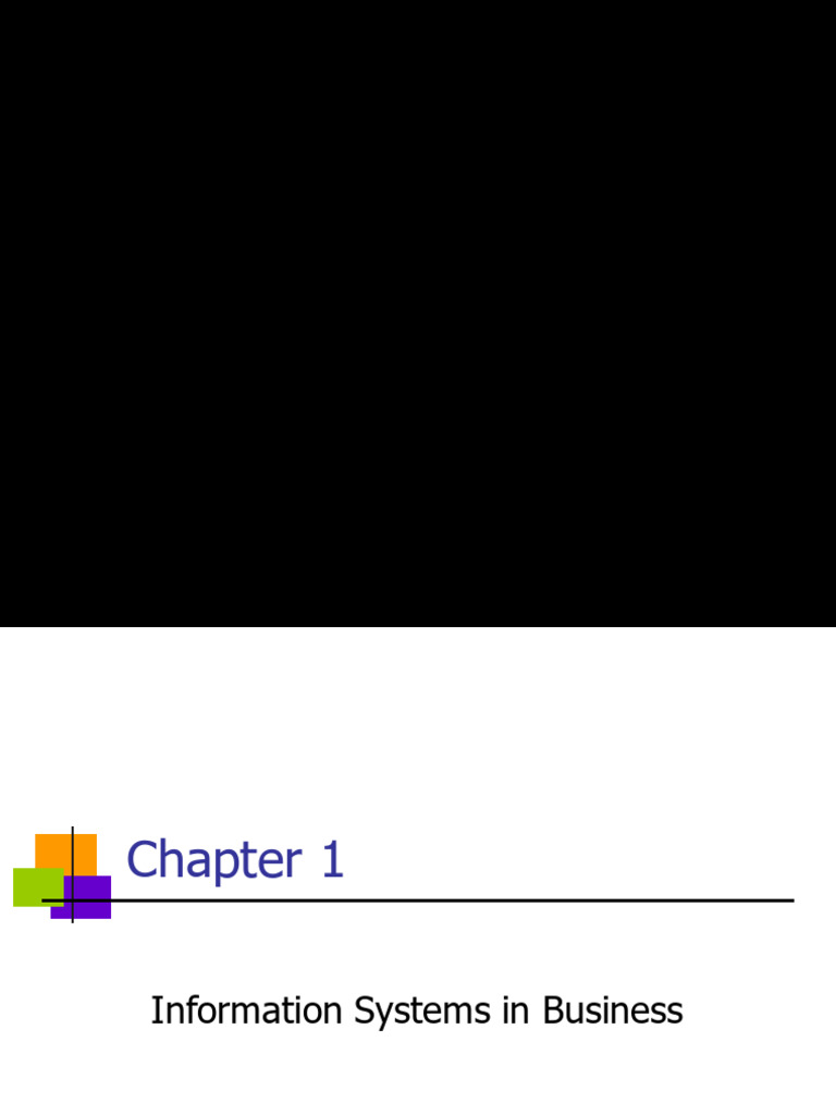 ch01 | PDF | Information System | Information