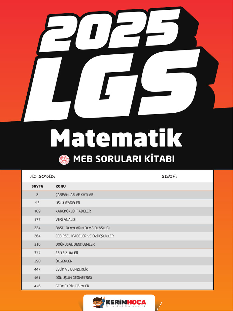 2025 LGS Matemati̇k | PDF