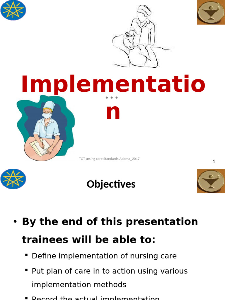 Nursing Care Implementation Standards | PDF | Nursing | Evaluation