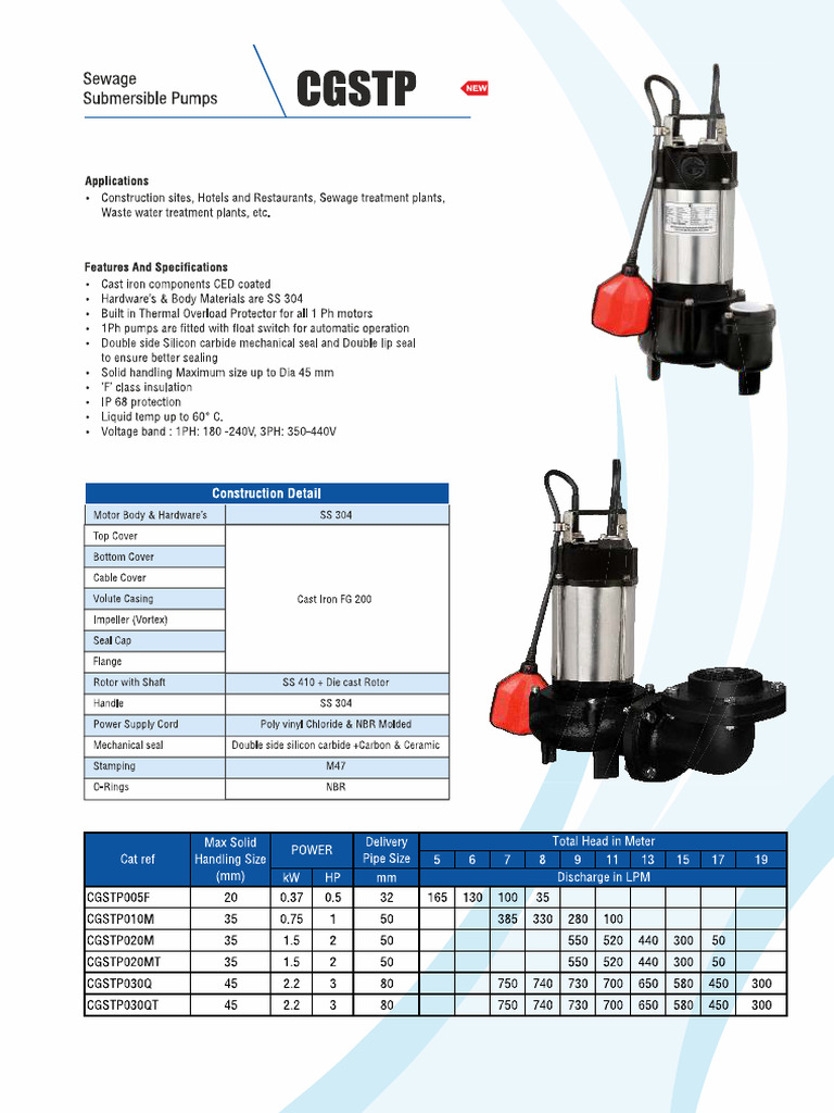 CG STP Product Details | PDF