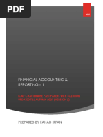 Far2 Icap Chapter Wise Past Papers With Solution Prepared by Fahad Irfan | PDF