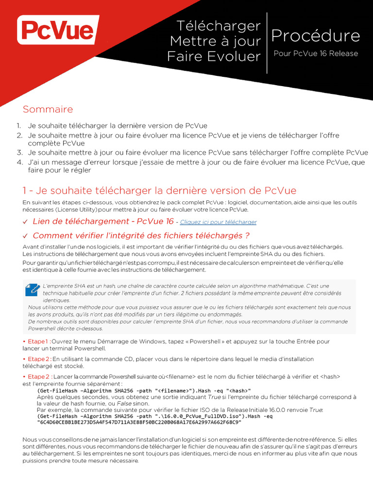 Instructions PcVue Solutions French | PDF