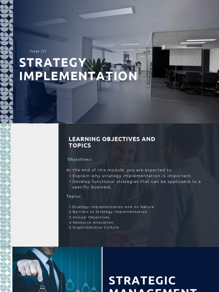 Strategy Implementation Pdf Policy Organizational Culture