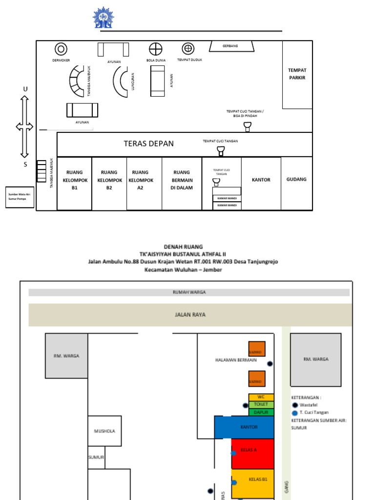 Rekap Denah TK Paud Kec. Wuluhan | PDF