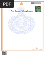 UPSC OBC Caste Certificate Formate 2025 | PDF | Empowerment ...