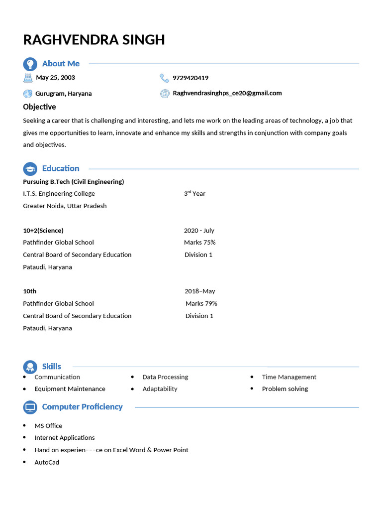 Raghvendra | PDF | Career & Growth