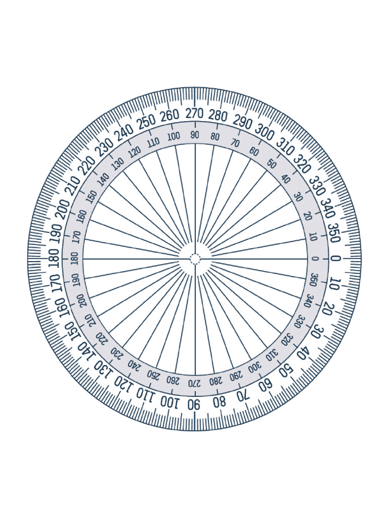 Paper Protractor (SHORT) | PDF