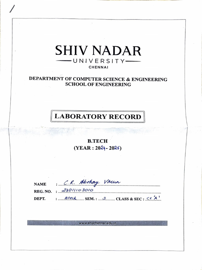 Akshay Os Record | PDF | Computer Programming | Computing