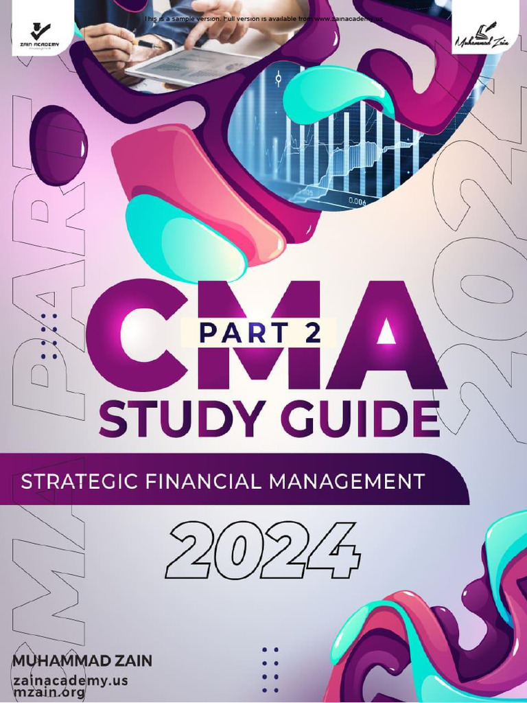 Sample of CMA Part 2 Study Guide 2024 | PDF | Book Value | Profit (Economics)