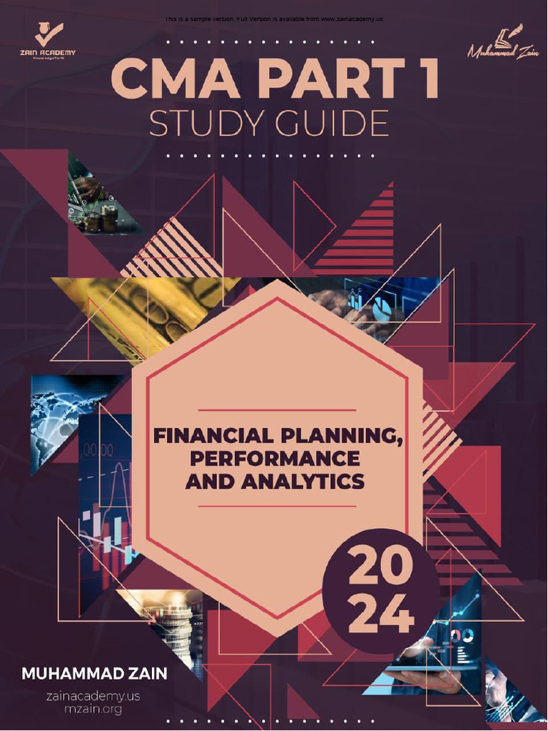 Sample of CMA Part 1 Study Guide 2024 | PDF | Equity (Finance ...