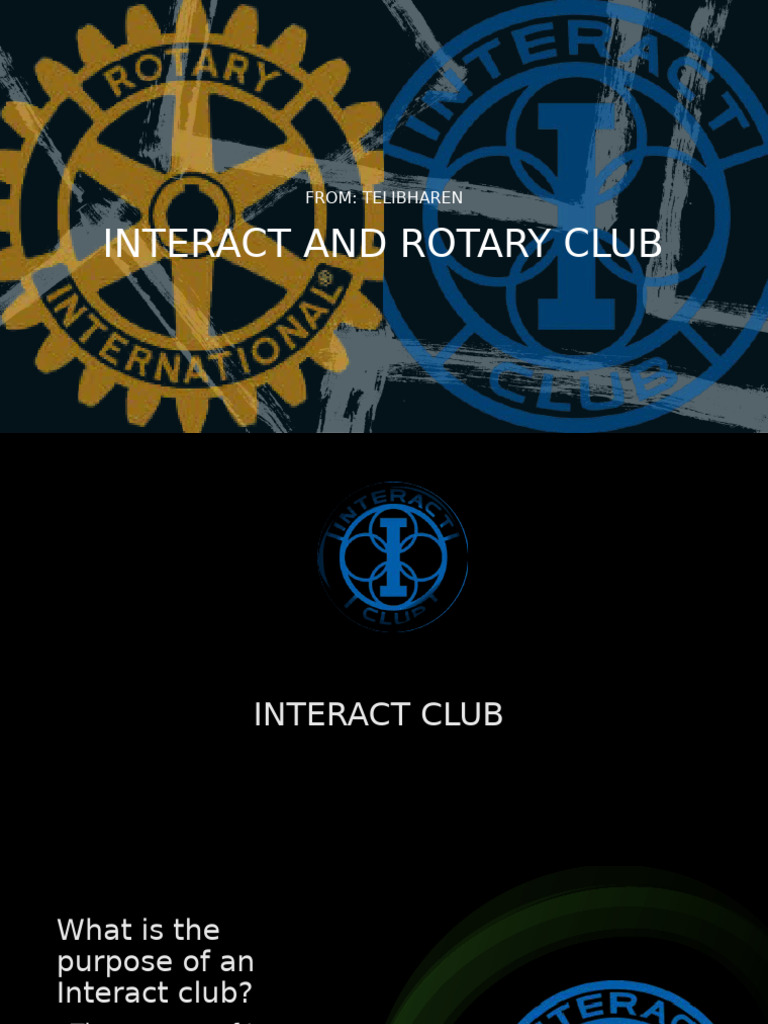 Interact and Rotary Club | PDF