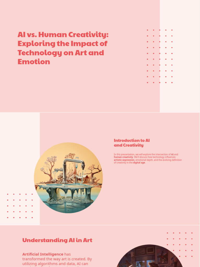 Slidesgo Ai Vs Human Creativity Exploring The Impact of Technology On ...
