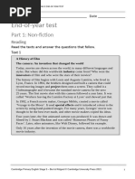 Grade 6 - ESL Paper 2 - Listening | PDF