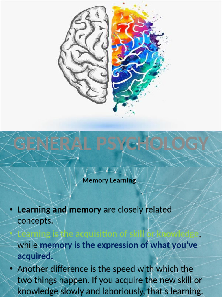 Chapter 9 MEMORY LEARNING | PDF | Memory | Information