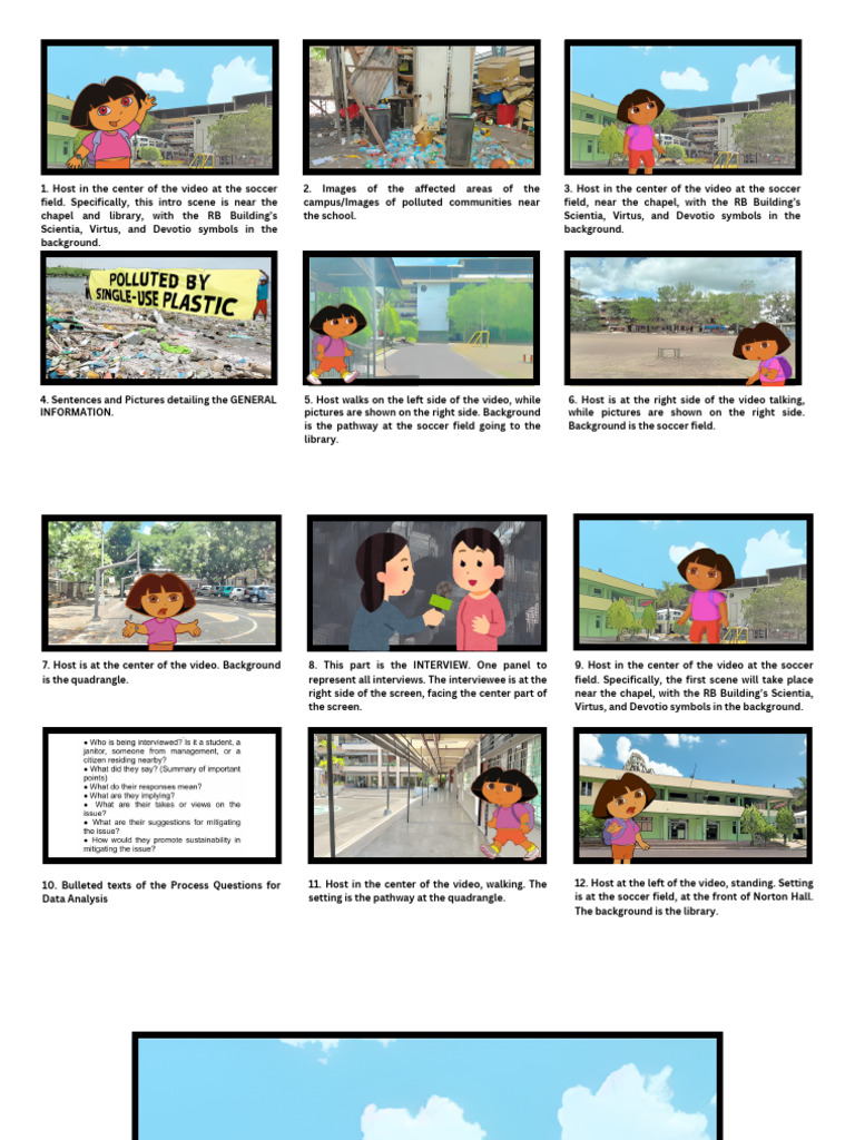 STORYBOARD - ABM 12-A3 Group 7 | PDF | Foreign Language Studies