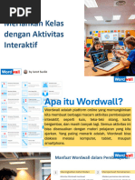 Wordwall: Media Pembelajaran Interaktif | PDF | Karier & Perkembangan