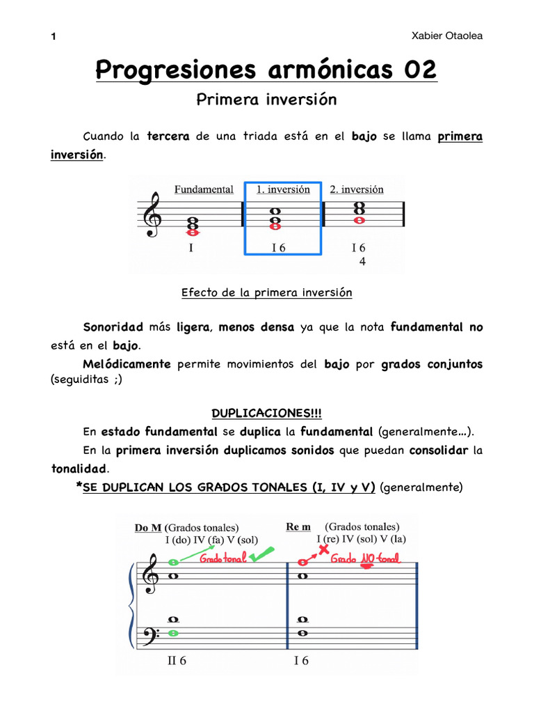Progresiones Armónicas 02 | PDF