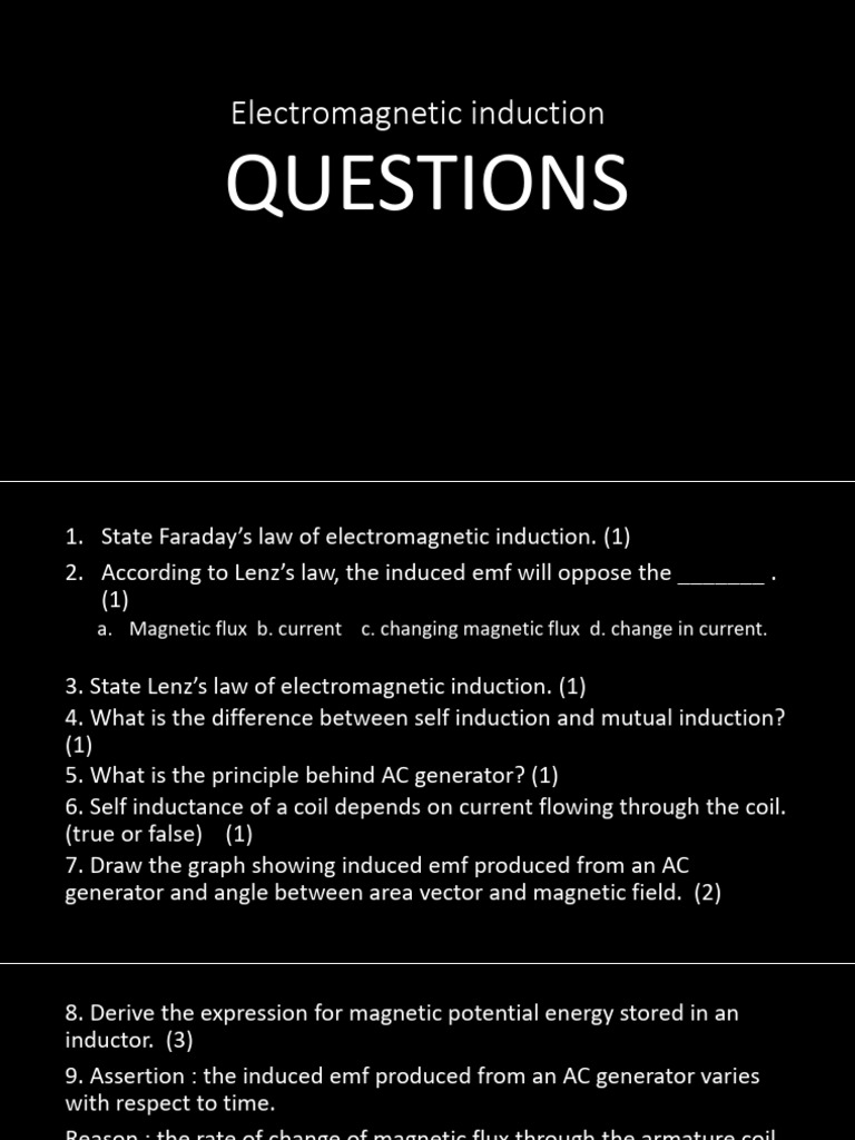 EMI Chapter Exam | PDF
