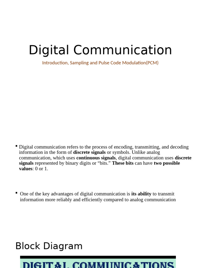Digital Communication | PDF | Business | Computers