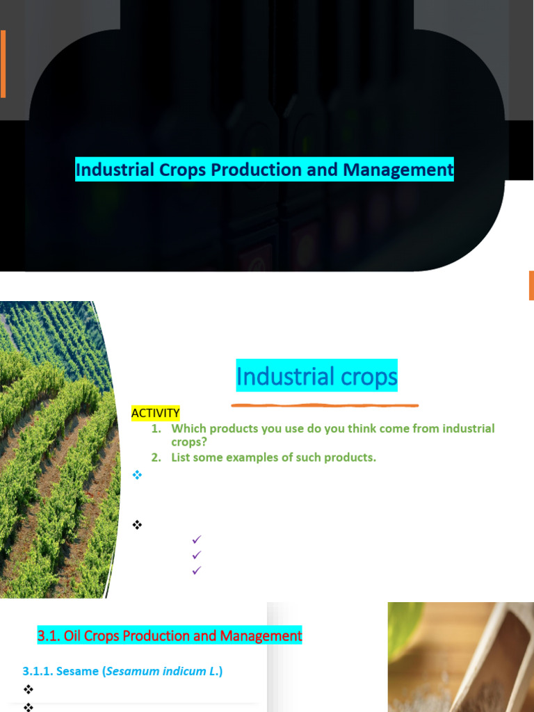 Unit Three Agri-G11 | PDF | Sugarcane | Cotton