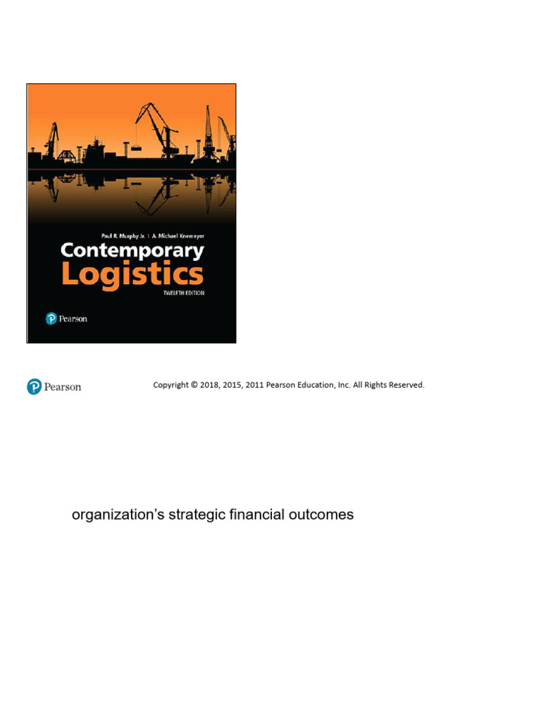 logistics slide ch3 | PDF | Income Statement | Revenue