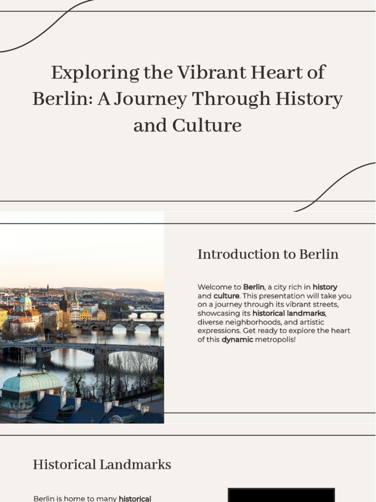 Slidesgo Exploring The Vibrant Heart of Berlin A Journey Through ...