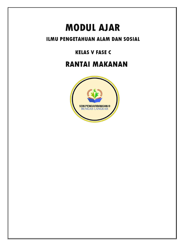 Modul Ajar Ipas Kelas 5 Pmm Pdf