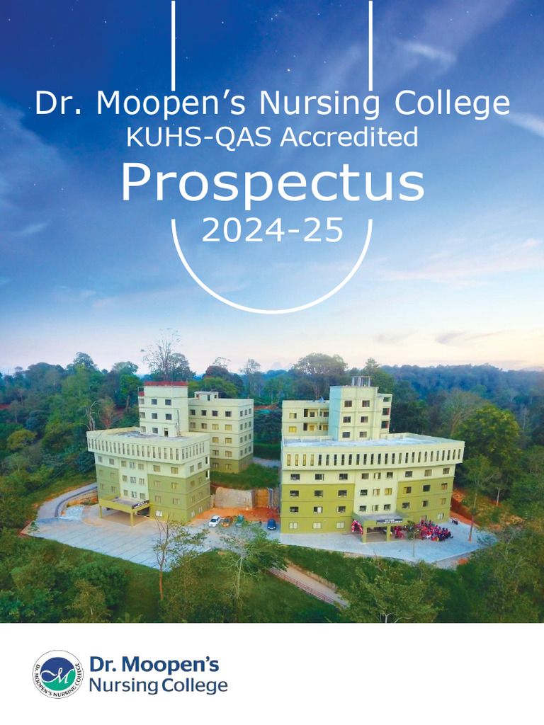 Prospects Design 2024-25 Dr. Moopens NC | PDF | University And College ...