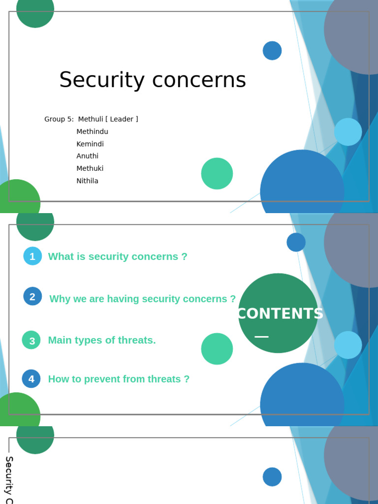Understanding Security Concerns and Threats | PDF | Spyware | Computer ...