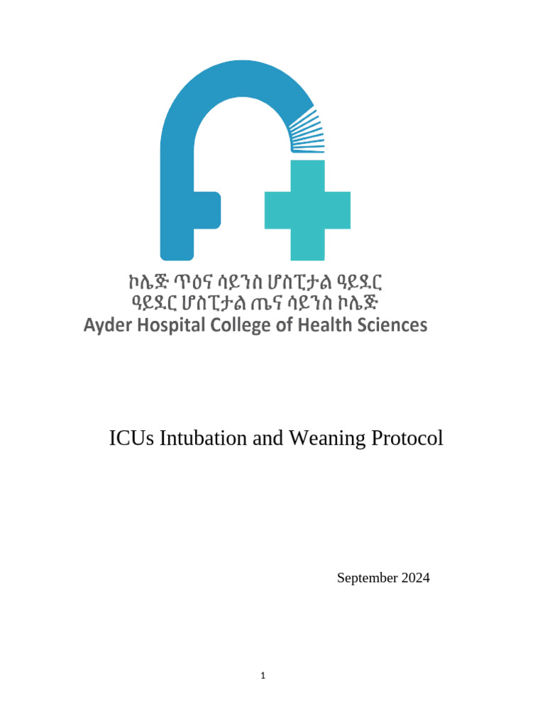 icu protocols | PDF | Intensive Care Unit | Intensive Care Medicine