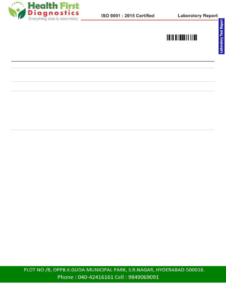 K.surya Rao-Male30-65561 | PDF | White Blood Cell | Clinical Medicine