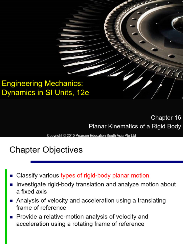 Chapter 16 Notes | PDF | Kinematics | Rotation Around A Fixed Axis