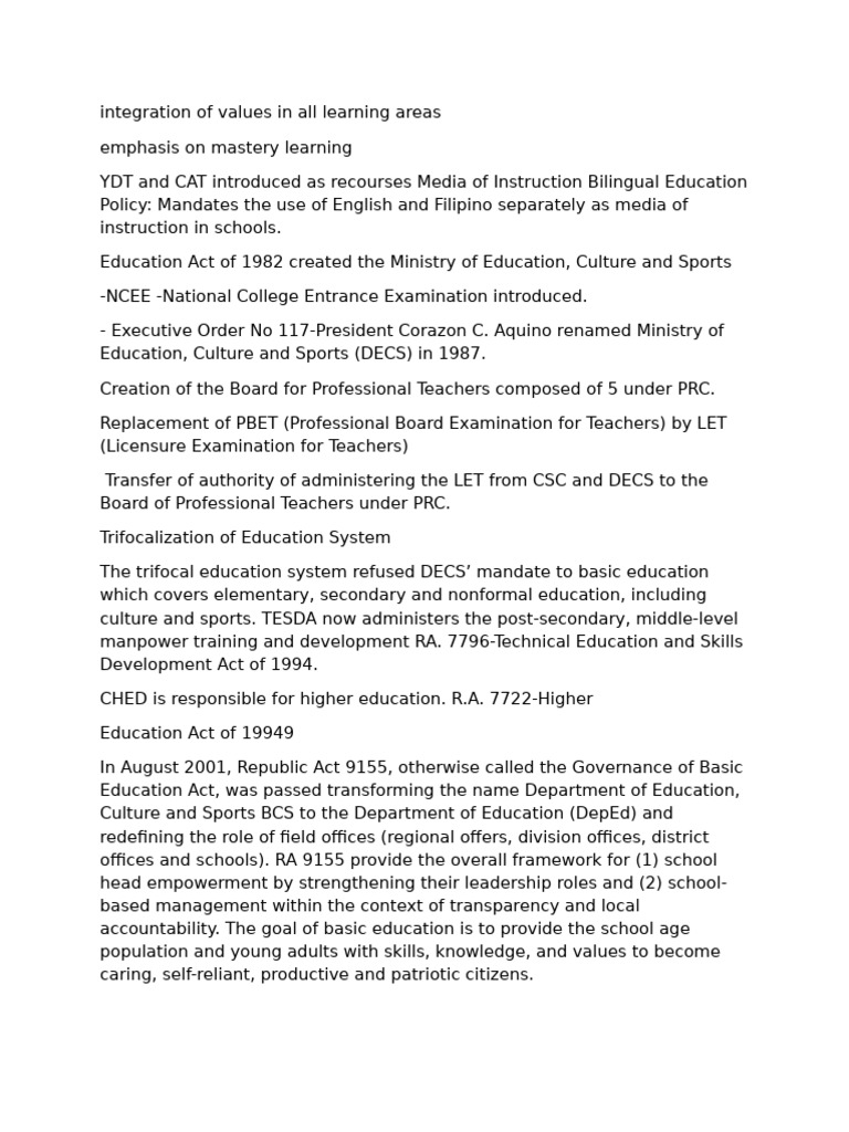 Educ 31 Report | PDF